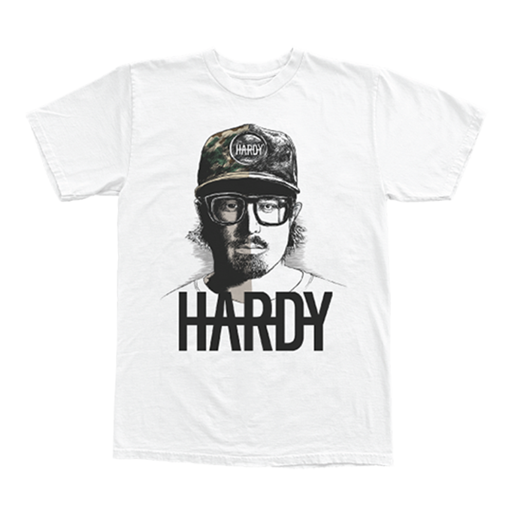 White Photo M&C Tour Tee - HARDY Official Store