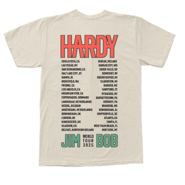 Jim Bob World Tour Tee - HARDY Official Store